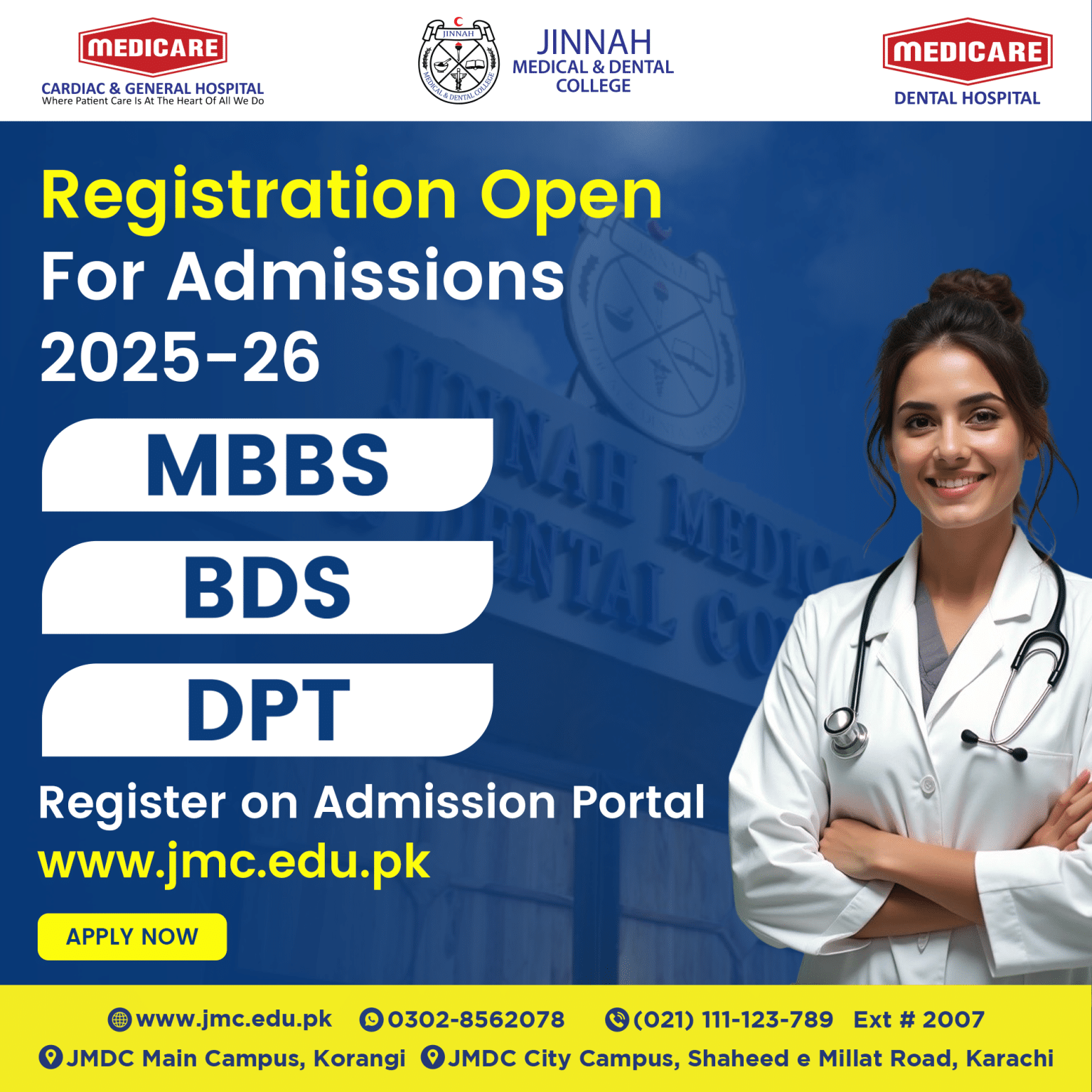 JMDC – Jinnah Medical & Dental College